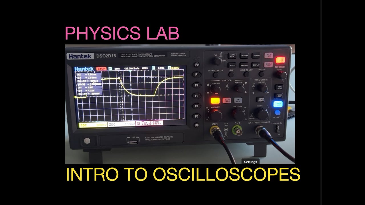 Physics Lab; Intro to Oscilloscopes for RC Circuits