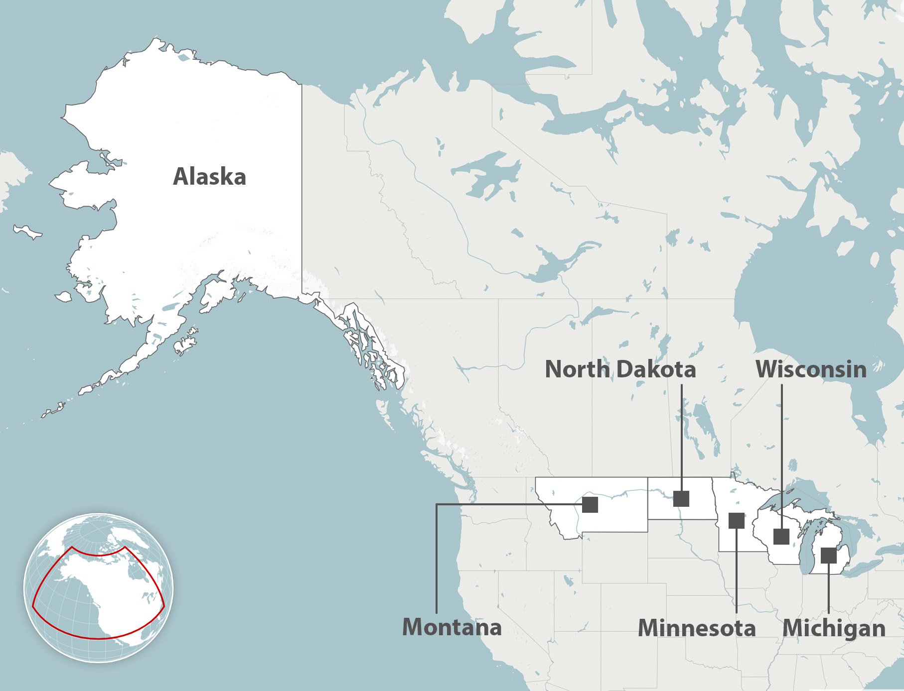 Map shows where northern lights will be visible tonight in the US