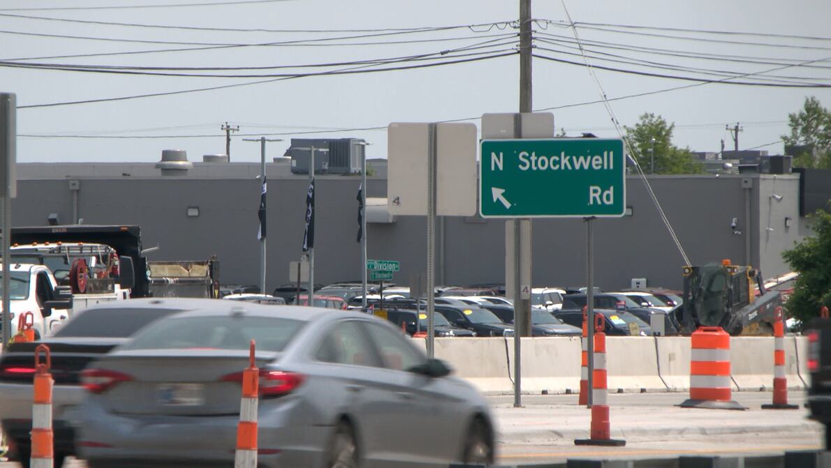 Stockwell Road set to reopen with new displaced left turn; INDOT ...