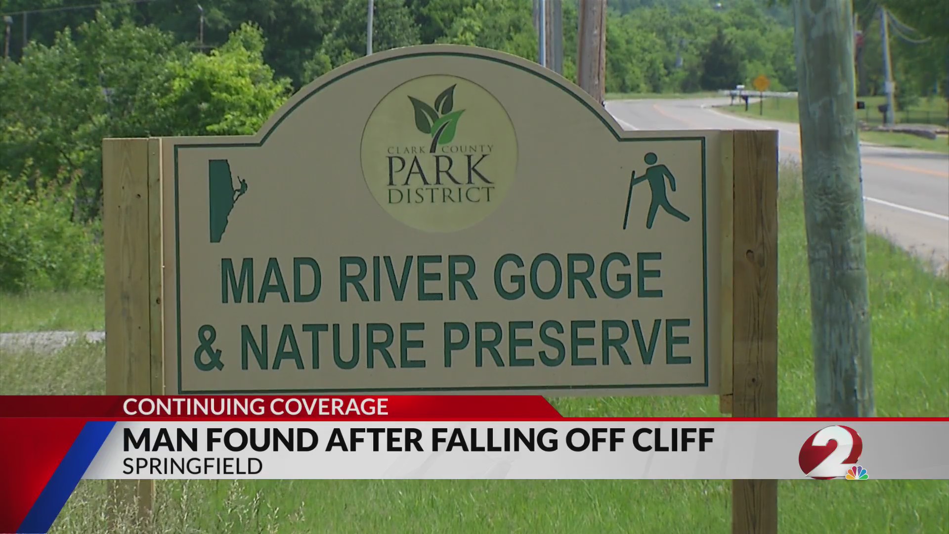 Man found after falling off cliff in Springfield's Mad River Gorge preserve