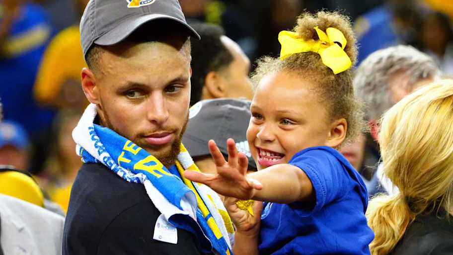 Stephen Curry's 12-year-old daughter Riley almost as tall as dad in ...