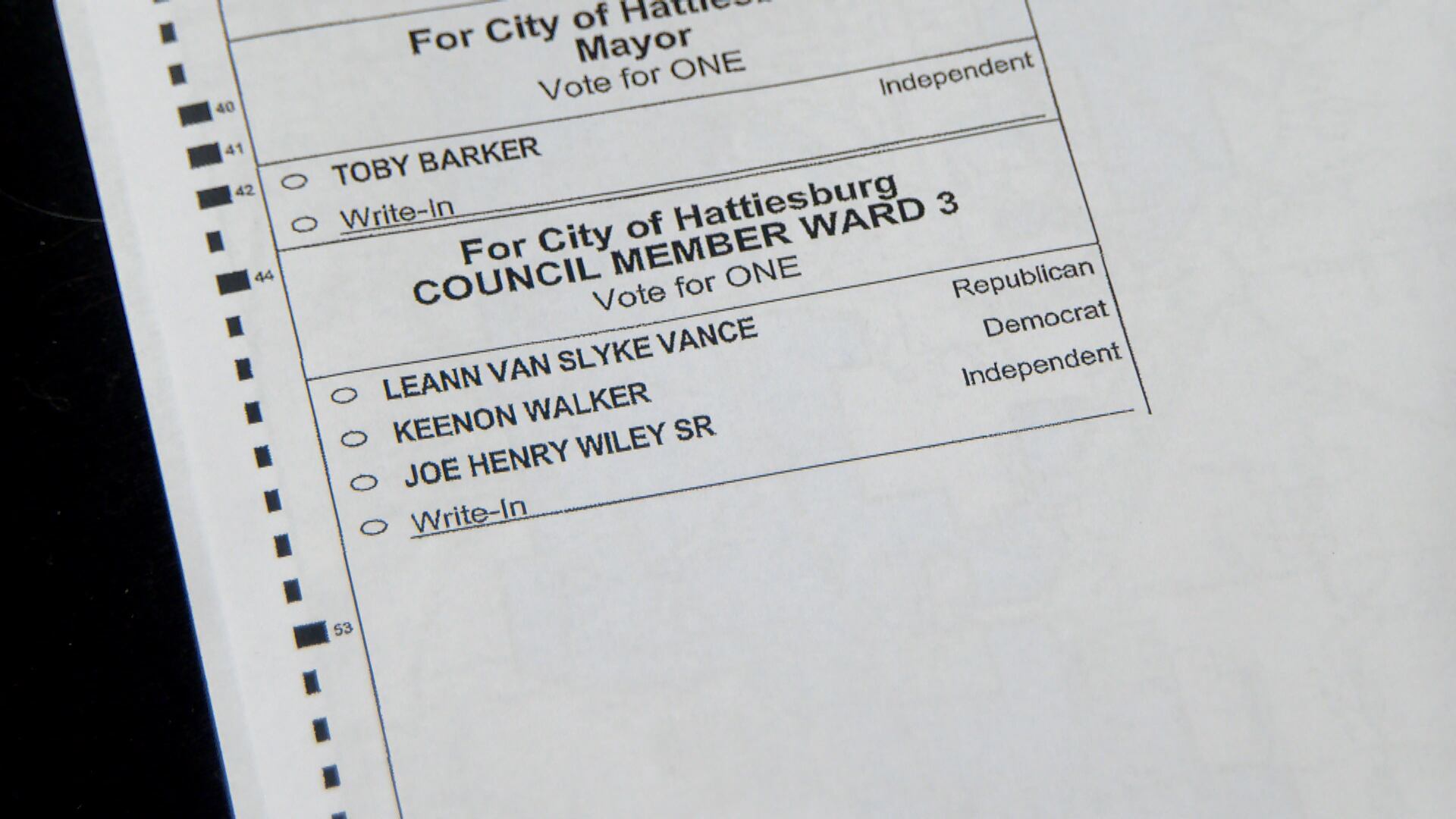 Vance handily wins race for Hattiesburg Ward 3 council seat