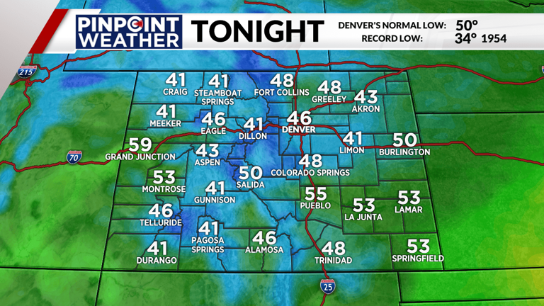 Denver weather: Pinpoint Weather Alert Day issued Monday evening for storms