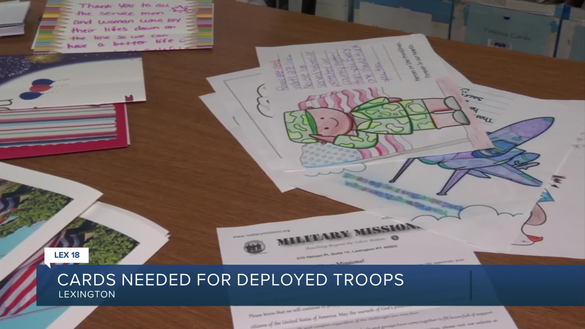 Cards Needed for Deployed Troops