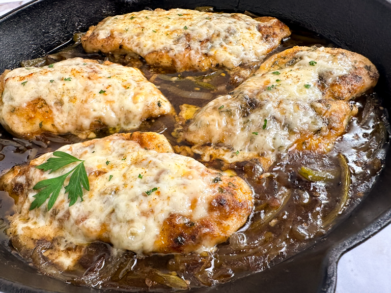 French Onion Chicken Bake
