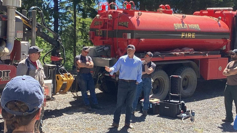 Sweet Home Fire, USFS plan control lines project for fire resilience