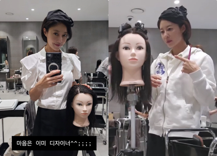 Lee Ji-hyun, a 42-year-old single mom, tries to become a hairdresser ...
