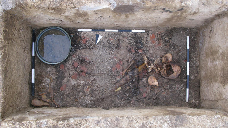 Blue-eyed 'Ice Prince' toddler was buried with a sword and a piglet ...