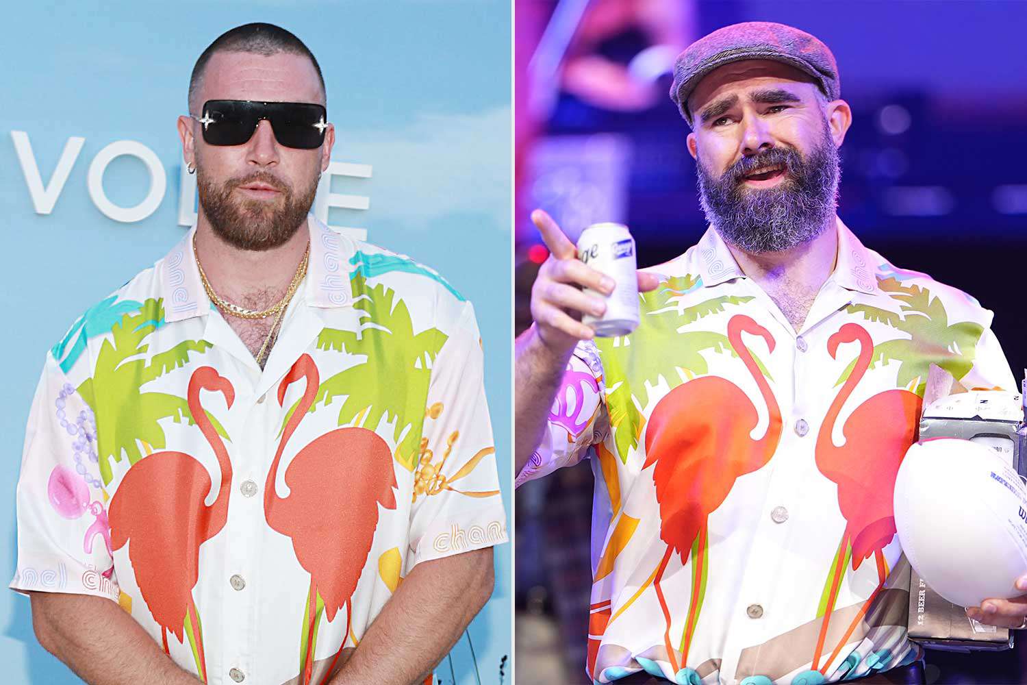 Jason Kelce Borrows Super Pricey Shirt from Brother Travis Kelce's Closet