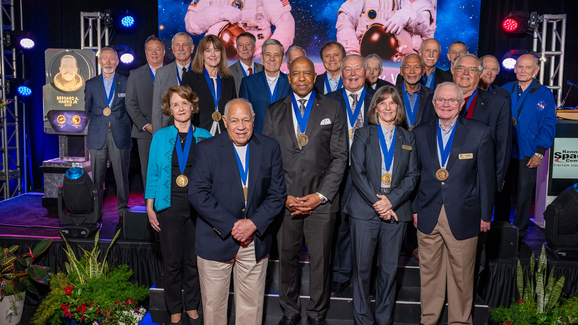 Two space vets added to Astronaut Hall of Fame as one awaits launch