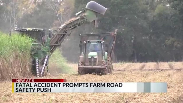 Fatal tractor crash prompts farm road safety push