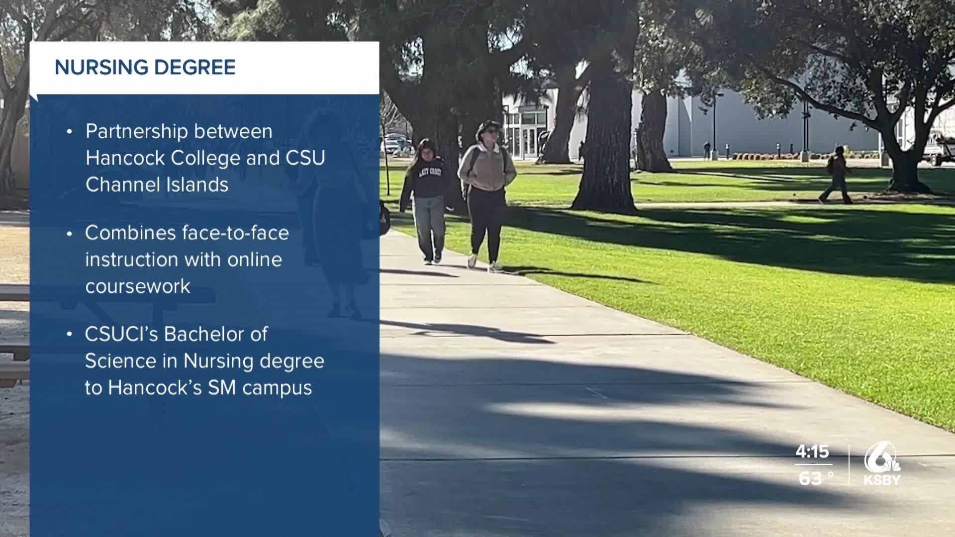 Hancock and CSUCI announce new nursing degree partnership