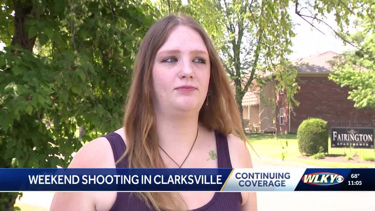 Woman recounts scary moments during shoot-out at Clarksville apartment