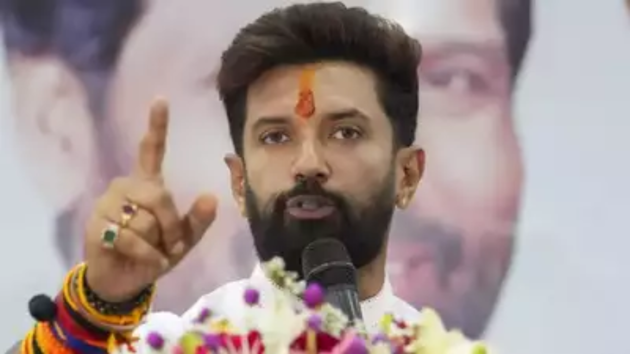 LJP(RV) chief Chirag Paswan backs Nitish Kumar as CM; posters urge him ...