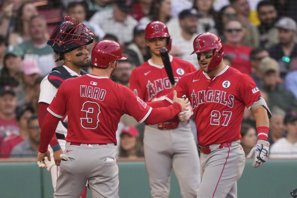 Trout has 3 hits, including a home run, and Adell has two homers, to ...