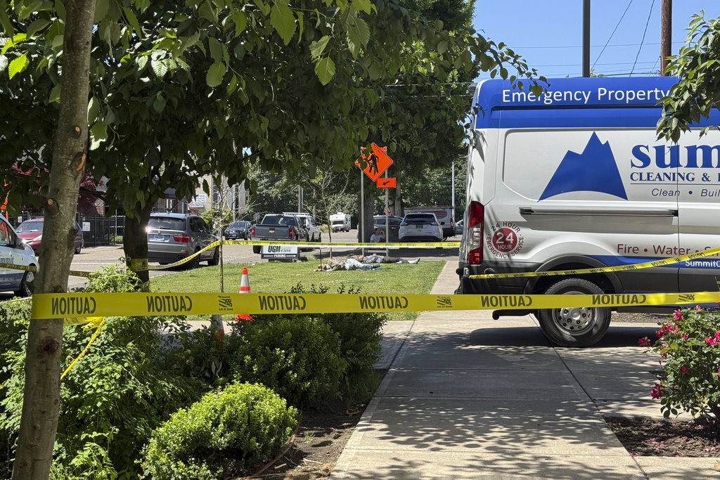 Stabbing attack at Oregon homeless shelter injures a dozen people