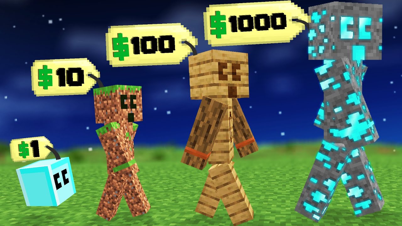 Minecraft but I can buy upgrades