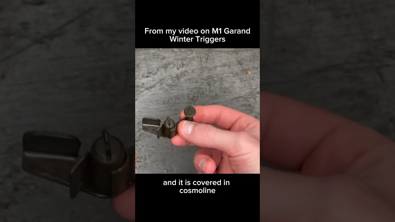 Cosmoline on WWII Rifles and Parts