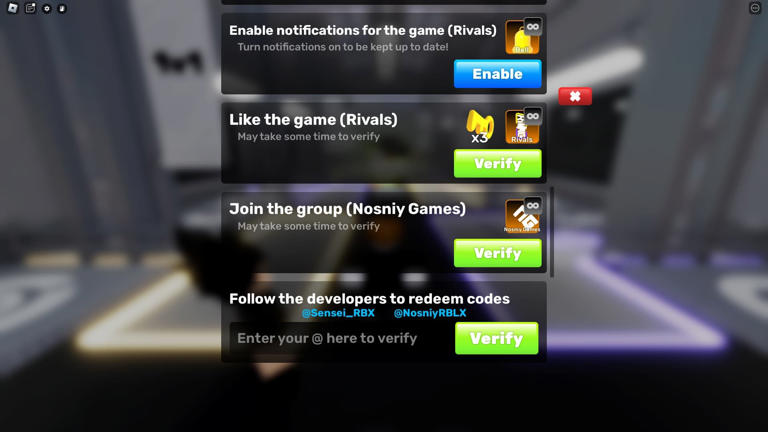 [NEW GAME MODE] Roblox RIVALS Codes (July 2025)