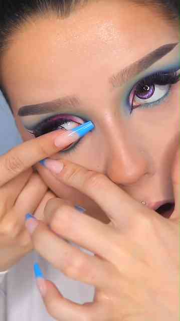 Transform Your Look With Purple Lenses — Stunning Eye Color Change!