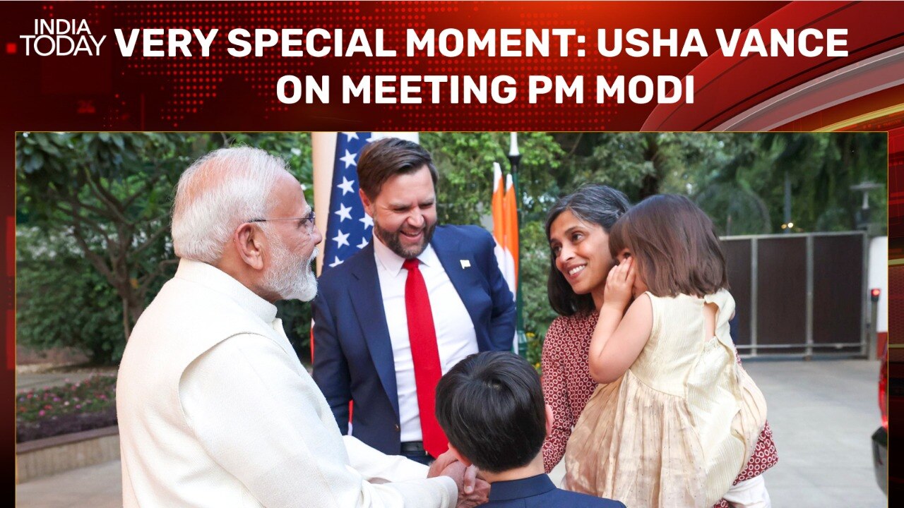 They love him: Usha Vance recalls her children hugging PM Modi during ...