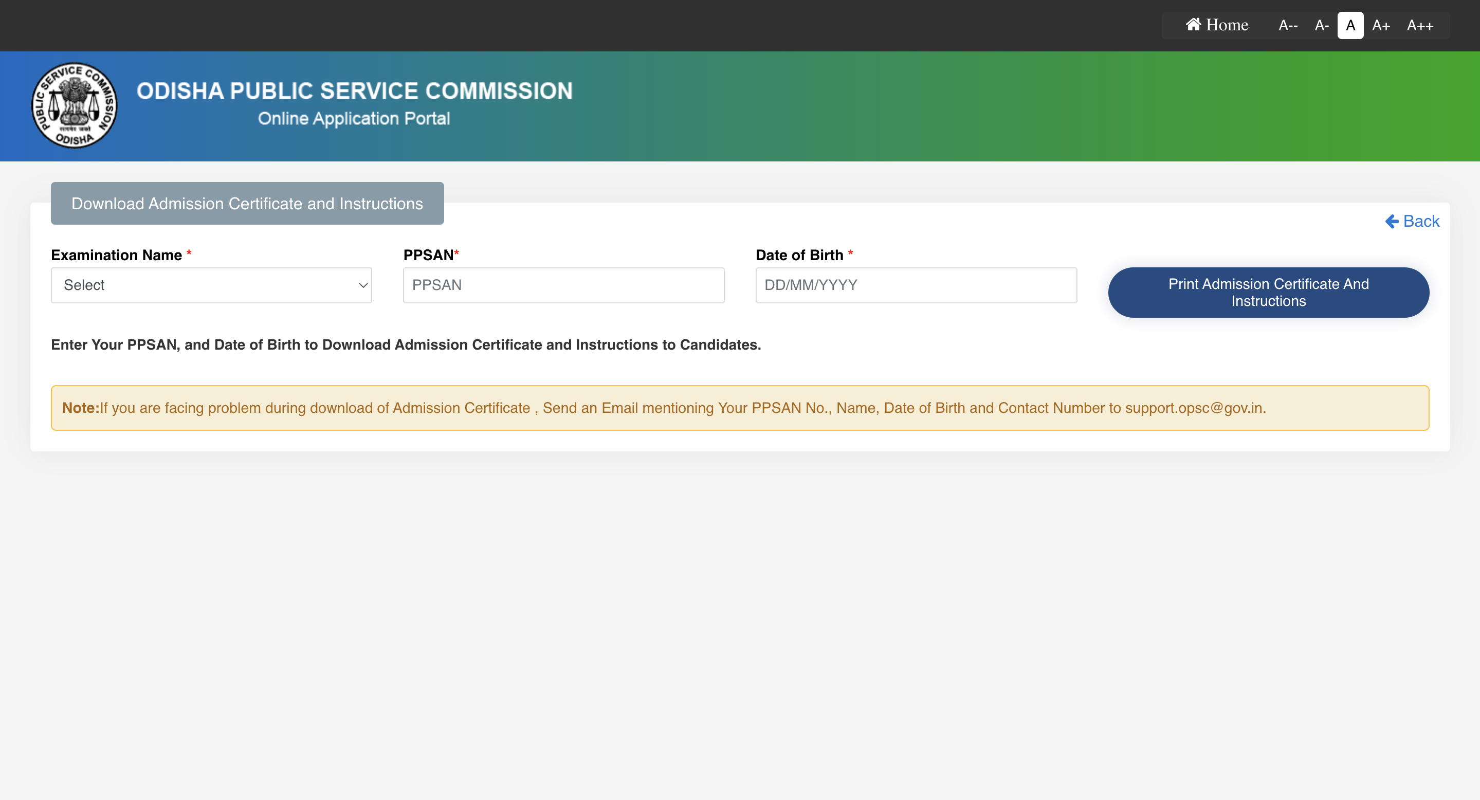 OPSC admit card 2025 for Medical Officer examination released at opsc ...