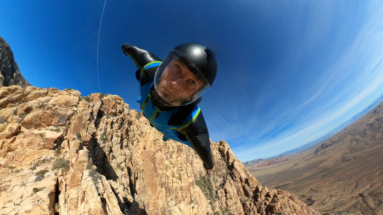 USA wingsuit BASE jump