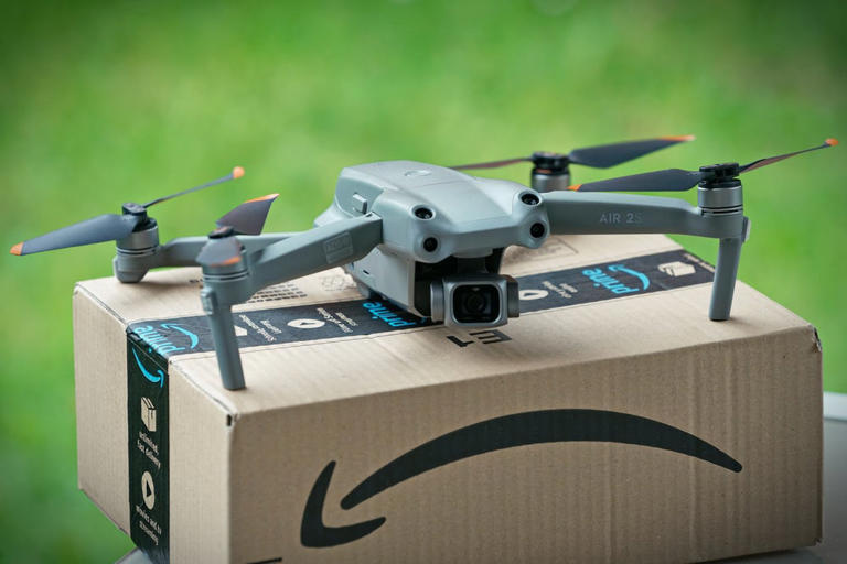Amazon drone delivery now reaches homes in under 60 minutes