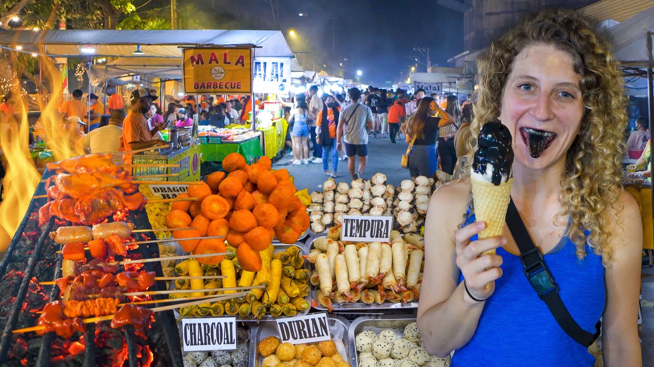 CHEAP Filipino Street Food at Roxas Night Market!