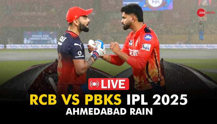 RCB vs PBKS, IPL 2025 Final Ahmedabad Weather LIVE Updates: Will Rain ...