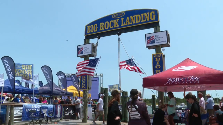 Tracking all of Monday's action at the Big Rock Blue Marlin Tournament