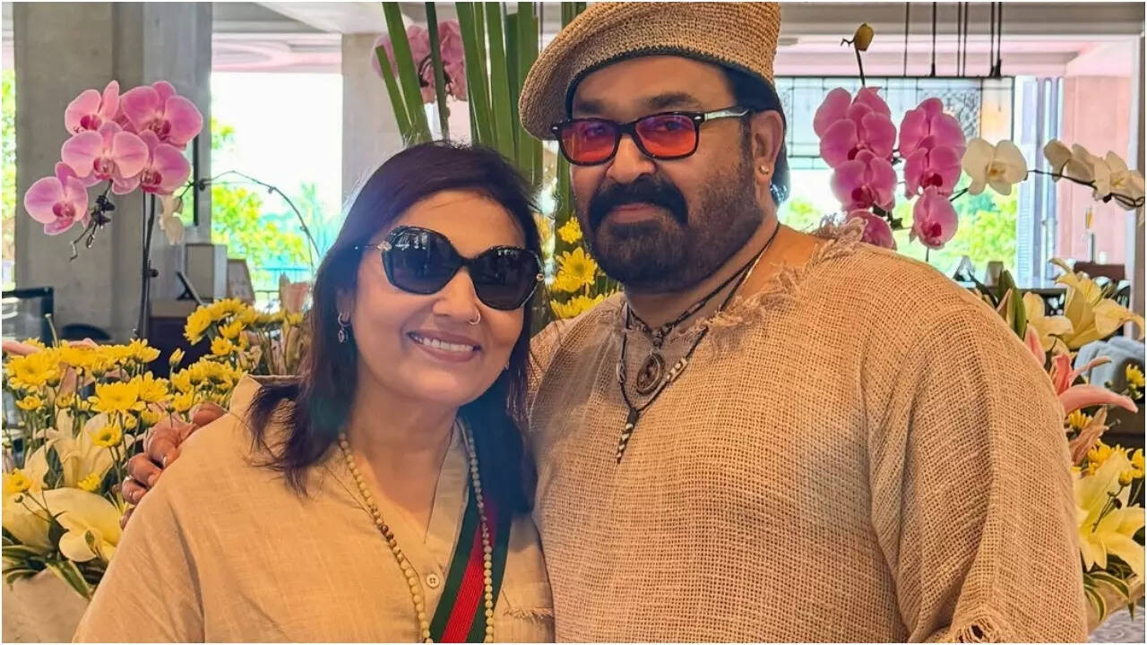 Mohanlal’s heartfelt birthday wish for wife Suchitra wins hearts ...
