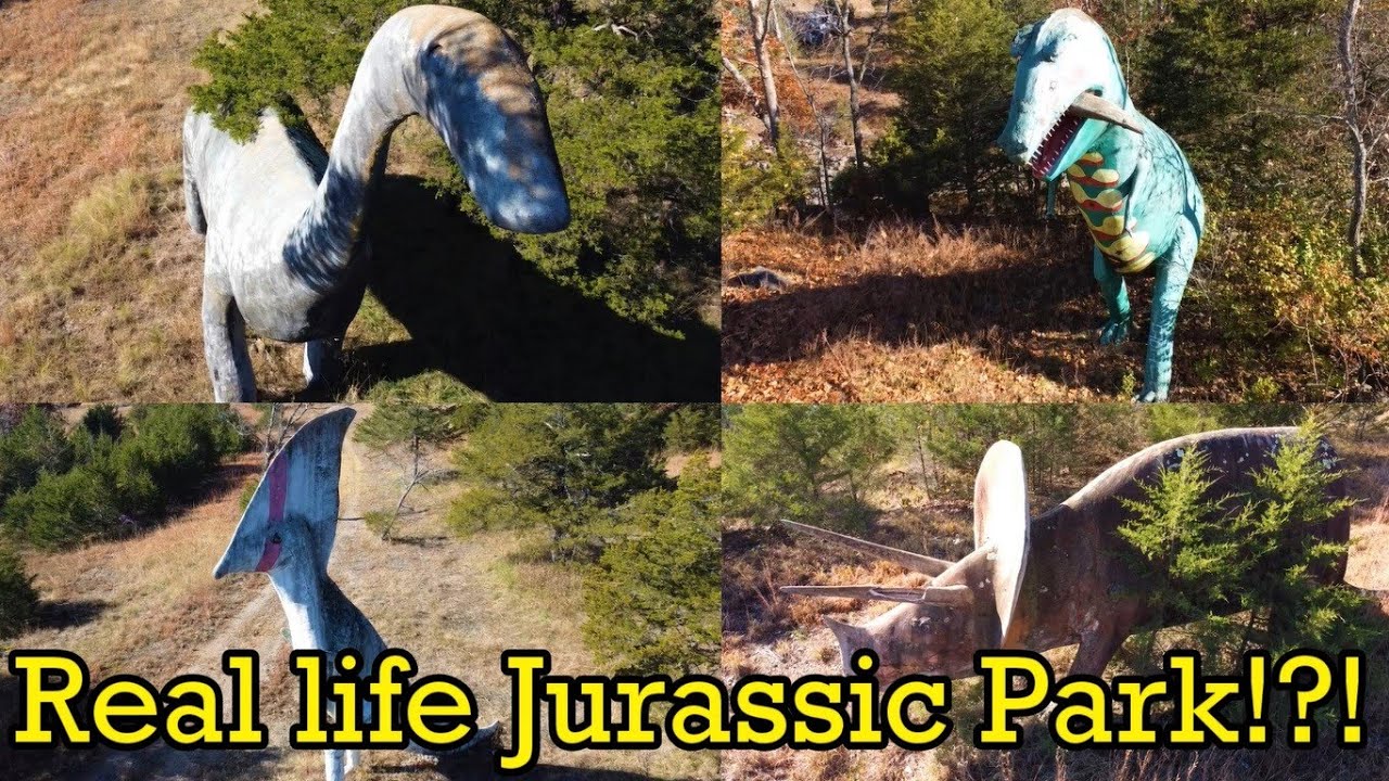 Real-Life Jurassic Park?!? Abandoned Dinosaur Park in Mountains