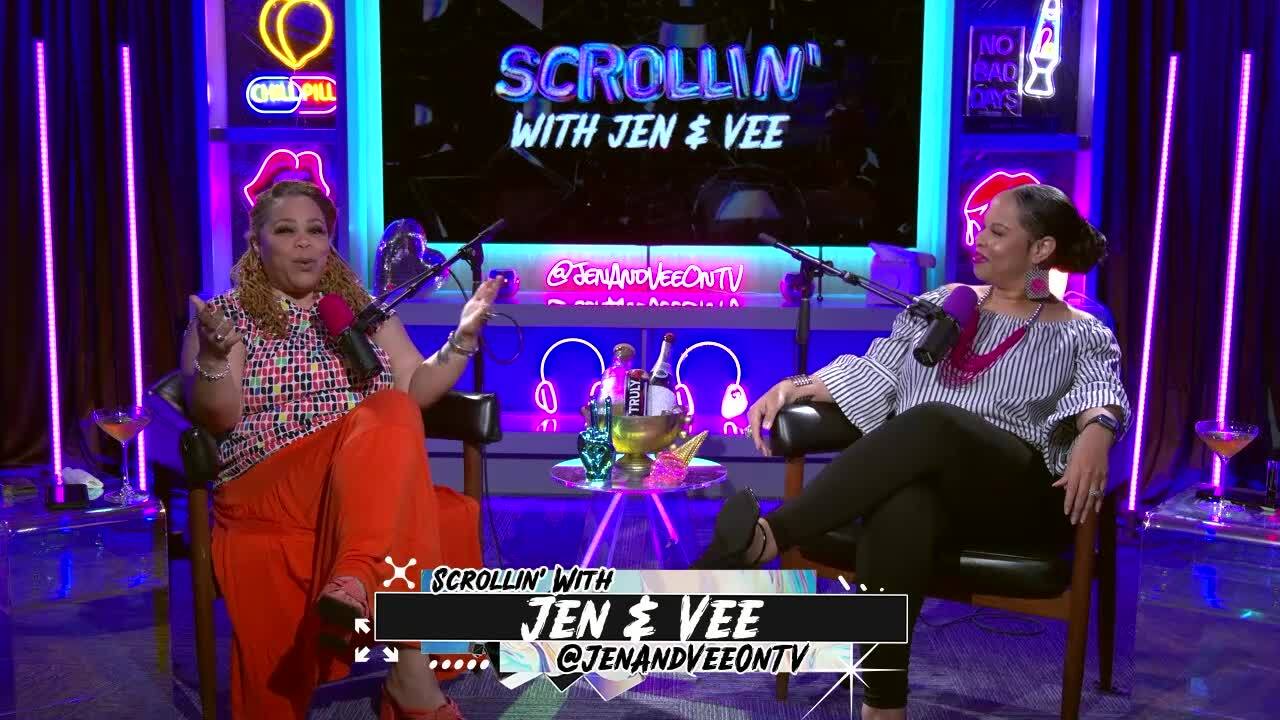 She wants the syrup where? | Scrollin' With Jen & Vee