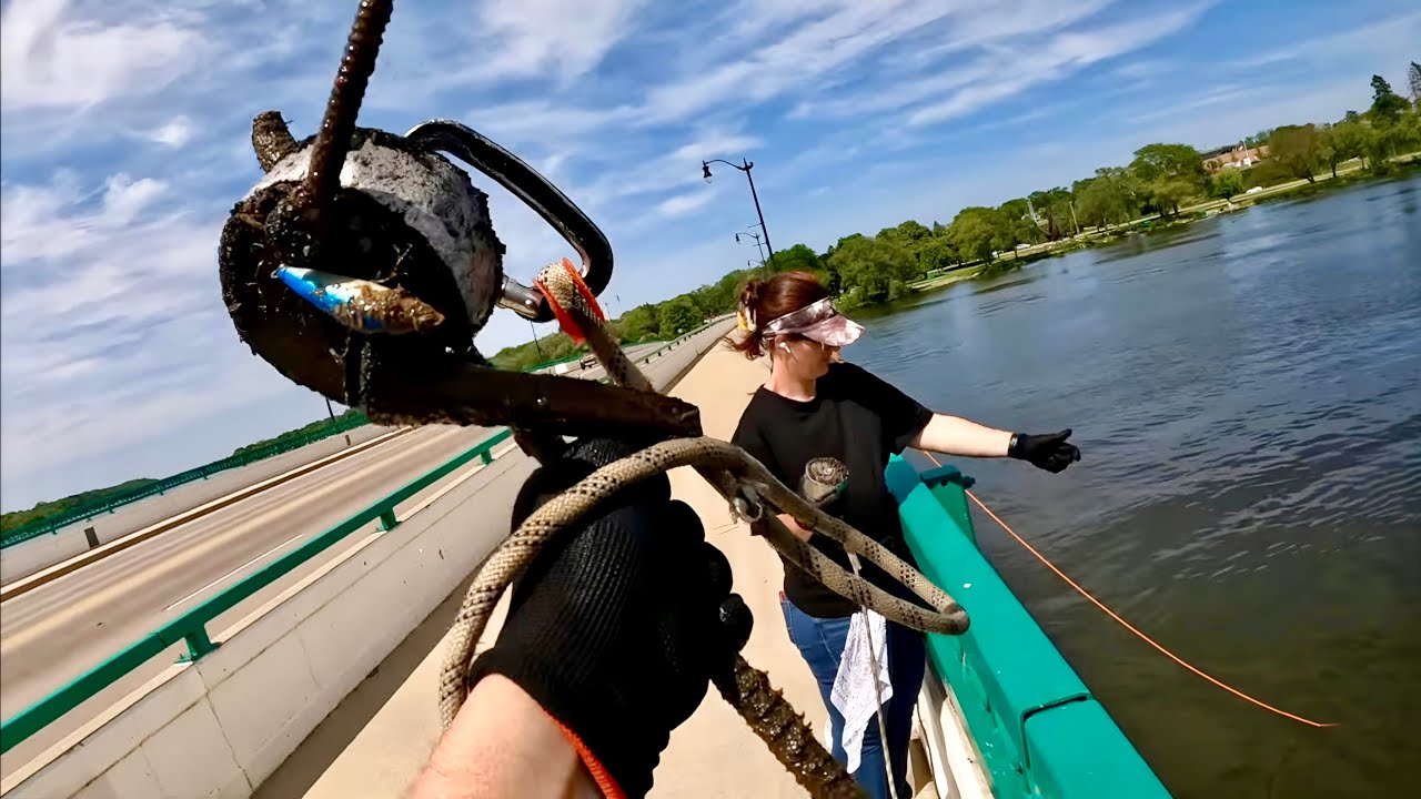 We Accidentally Found a Magnet Fishing Honey Hole