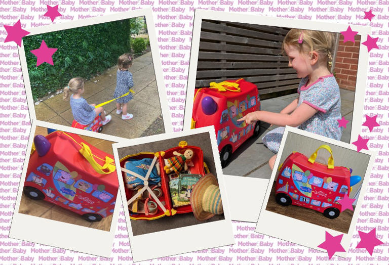 Trunki Peppa Pig Party Bus Ride-On Suitcase review