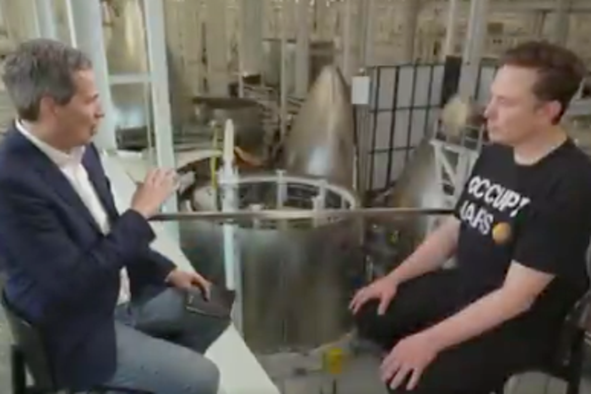 Awkward moment Elon Musk dodges question about Donald Trump during live ...