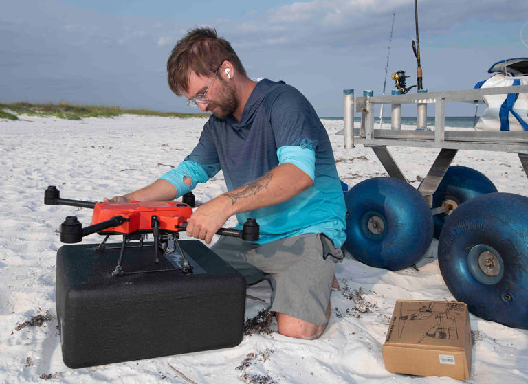 Pensacola angler saved drowning teen using drone. He wants to change ...