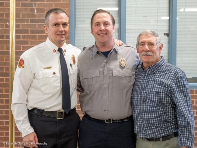 Five Peoria firefighters were promoted to new roles