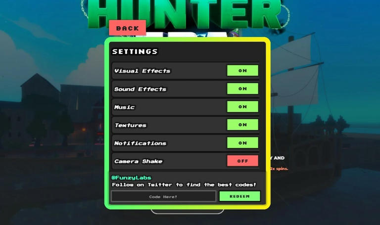 Hunter Era Codes