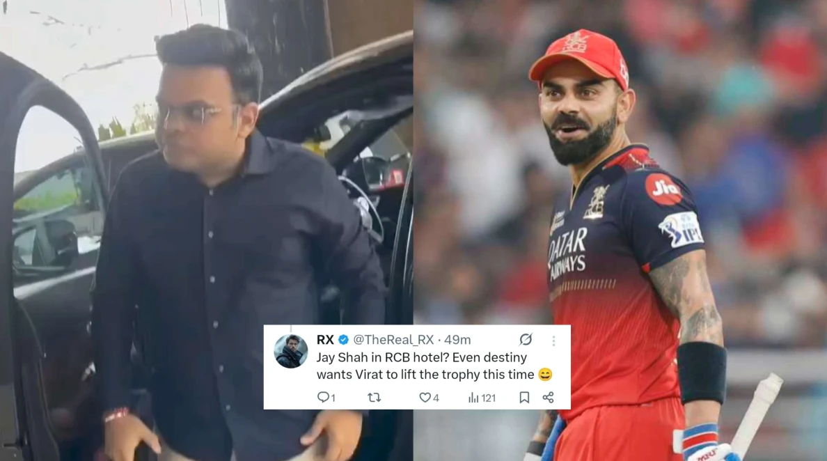 'RCB is Winning Today': Internet Explodes as Jay Shah Enters RCB Hotel ...