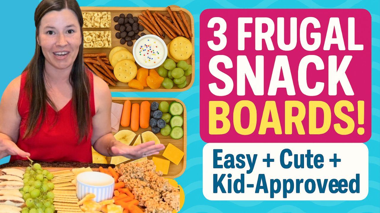 Snack Time HACKS! 3 Frugal Snack Boards Your Kids Will LOVE