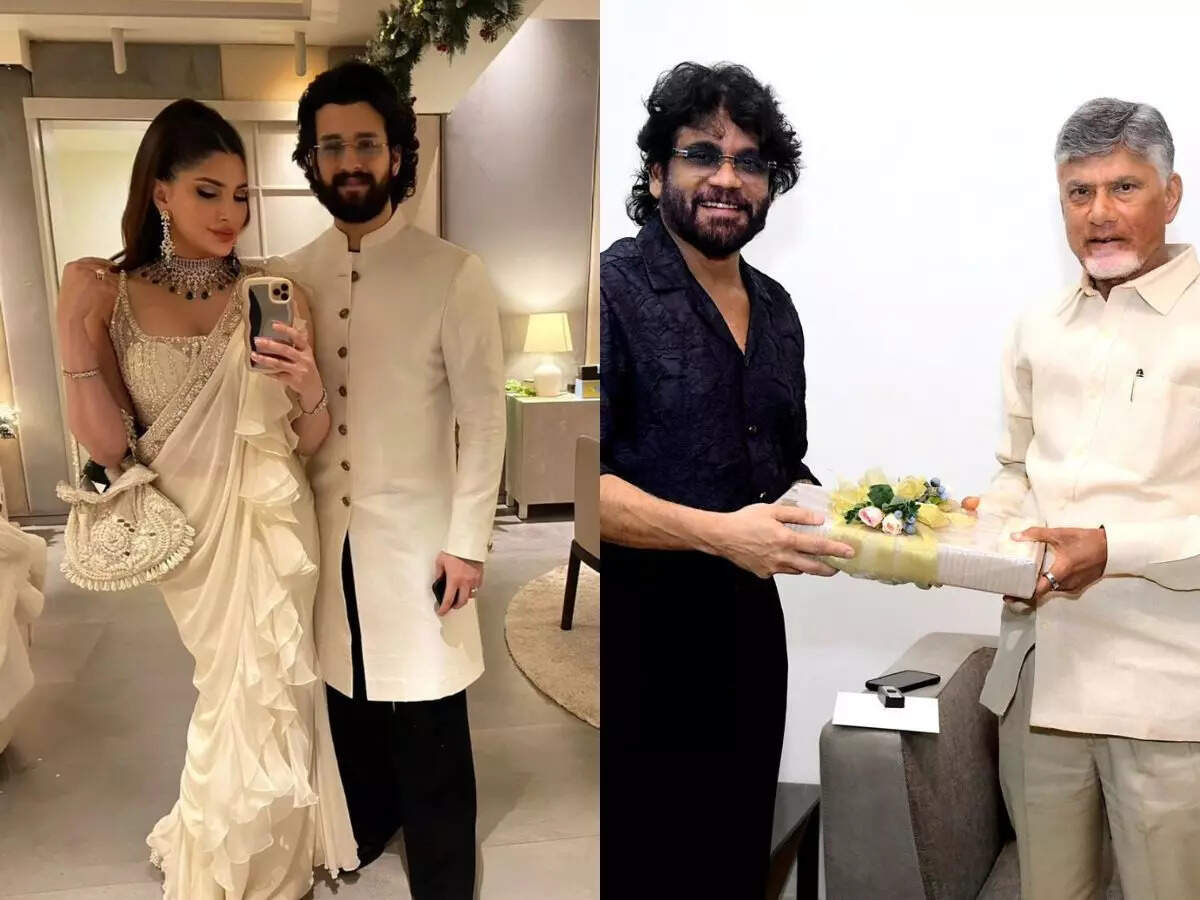 Akhil Akkineni's wedding: Nagarjuna invites CM Chandrababu Naidu; Naga ...