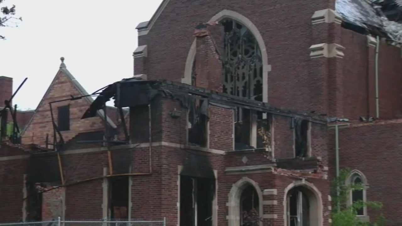 Detroit's historic St. Agnes Catholic Church damaged in fire