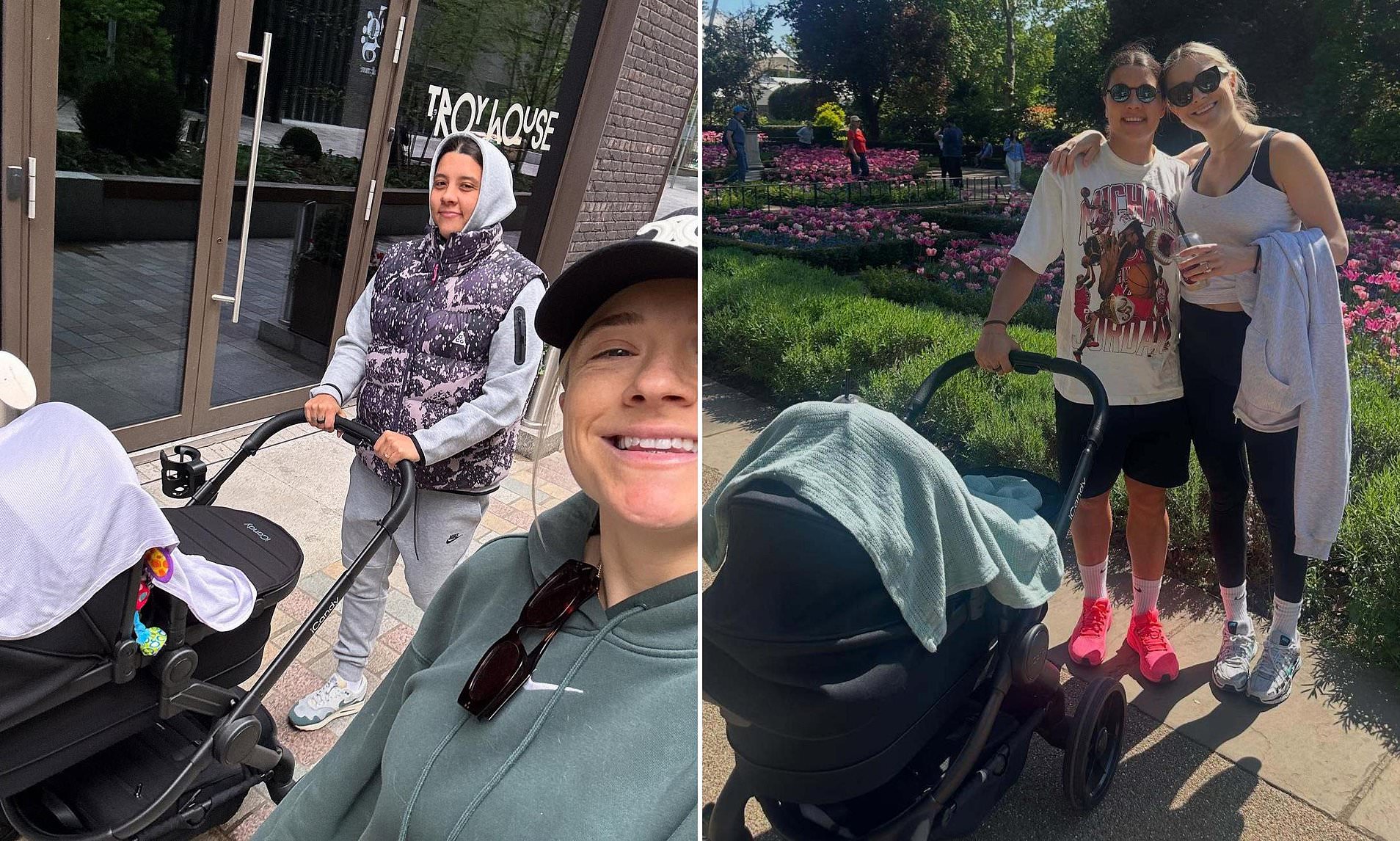 Sam Kerr's fiancee posts the first video of their adorable baby boy Jagger