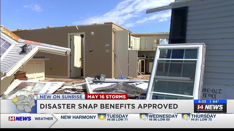 Disaster SNAP Benefits approved in Union Co.