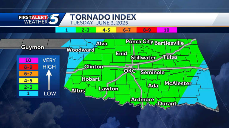 Oklahoma sees at least 2 confirmed tornadoes on Tuesday