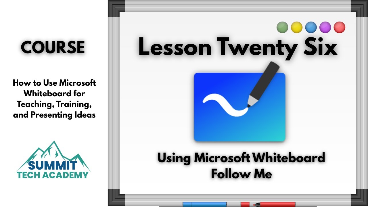 Using Microsoft Whiteboard Follow-me Feature