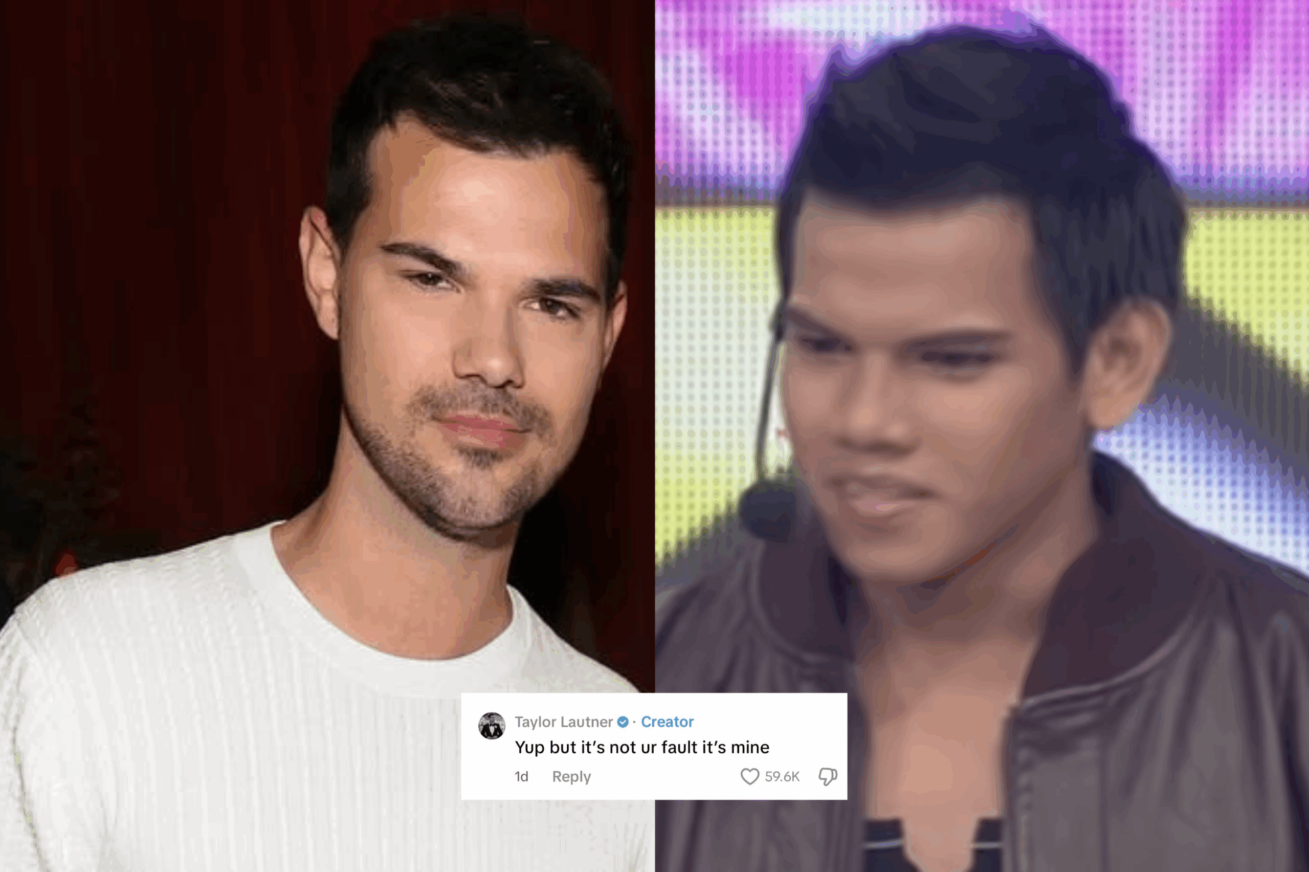 Taylor Lautner reacts to Christopher Diwata’s ‘What hafen Vella’ trend