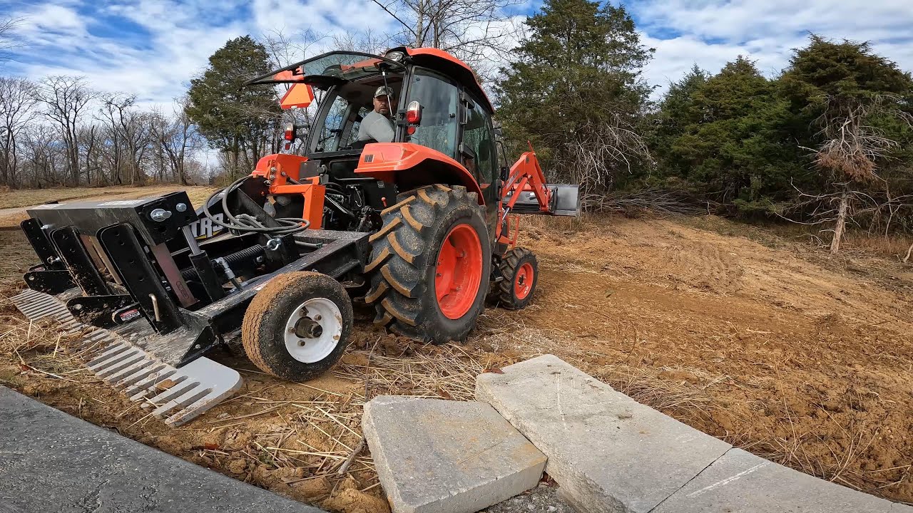 300 Feet of Drain Pipe Buried
